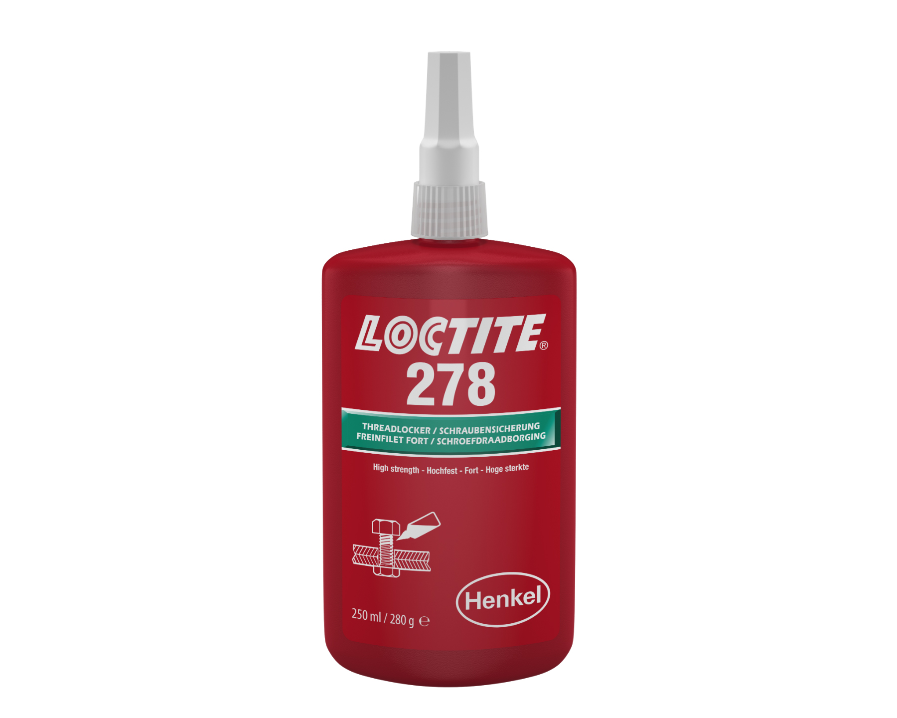 LOCTITE 278, Anaerobe Schraubensicherung, 250 ml Flasche | BT Adhesive ...